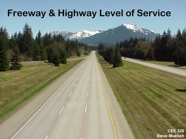 CHAPTER 5 Highway capacity and level of service.ppt