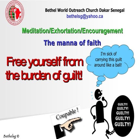 Free Yourself Fom The Burden Of Guilt | PPT