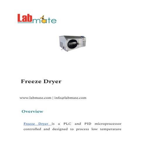 Freeze Dryer | PDF