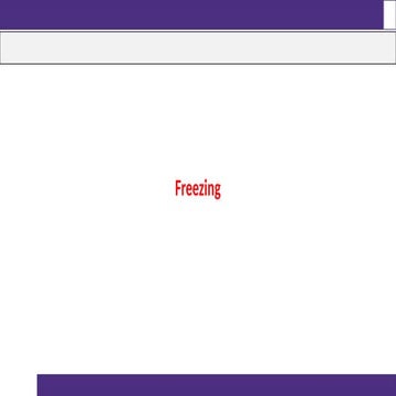 Freezing curve, freezing system & freezing time | PPTX