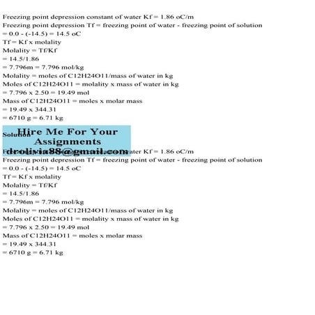 Freezing point depression constant of water Kf = 1.86 oCmFreezing.pdf