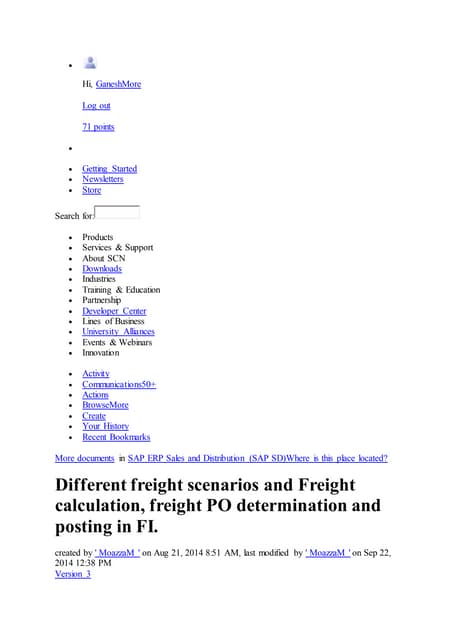 sap transportation management understanding freight unit | PDF