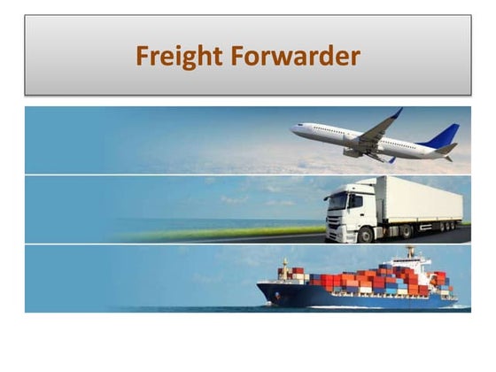 Standard operating process in freight forwarding | PPTX