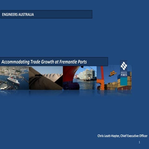 Accommodating Trade Growth at Fremantle Ports | PDF