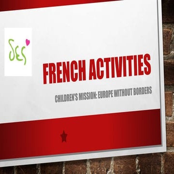 French activities | PPT