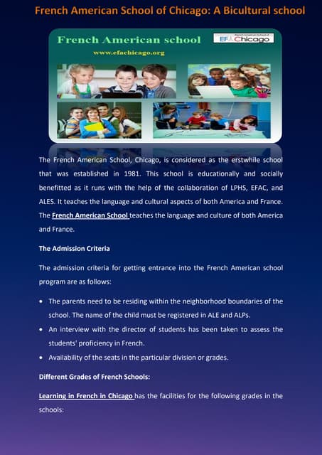 French school in chicago | PDF