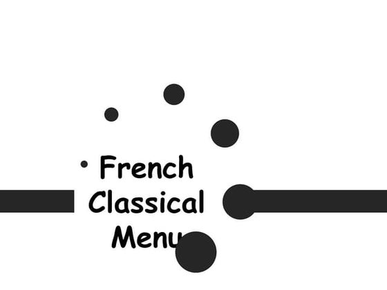 French classical menu with description and examples | PDF | Cooking ...