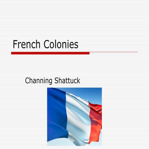 French colonies | PPT