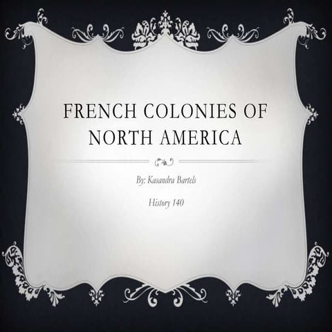 French in north america | PPTX