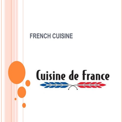 French cuisine | PPTX