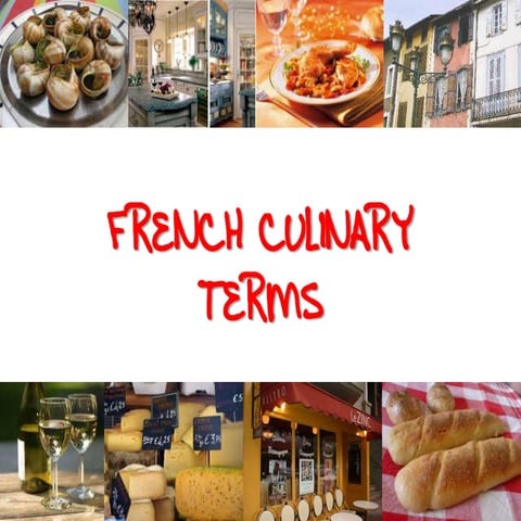 French culinary terms | PPTX