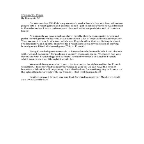 French day (6) | DOCX