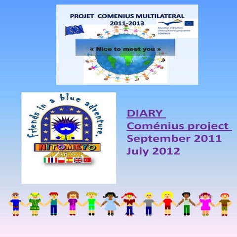 French diary 2011 2012 coménius project | PPTX
