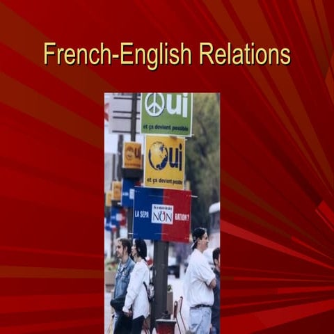 Canadian French-English Relations 1914-1970 | PPT