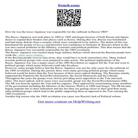 Essay Writing In French | PDF