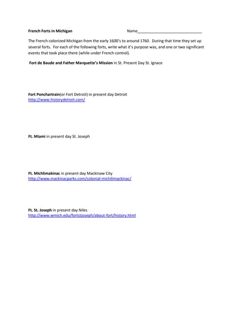 Michigan Natives - Powerpoint Project | DOC