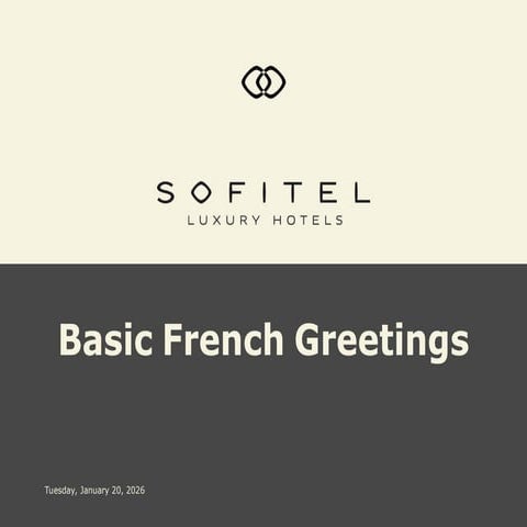 French greetings training.ppt should read | PPT