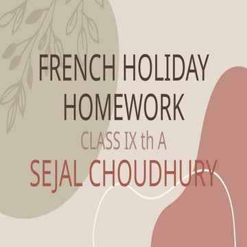 FRENCH HOLIDAY HOMEWORK expressing information .pptx