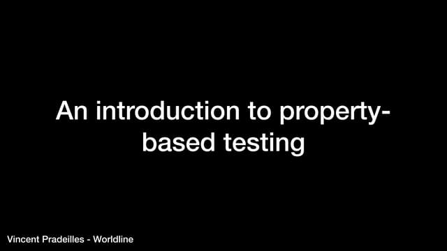 An Introduction To Property Based Testing Ppt 3862