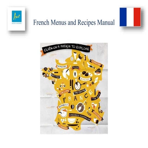 French menus and recipes manual | PPT