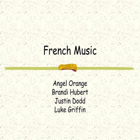French Music | PPT