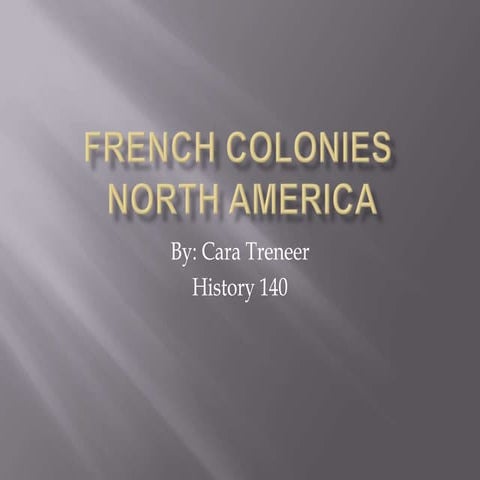 French in north america | PPTX