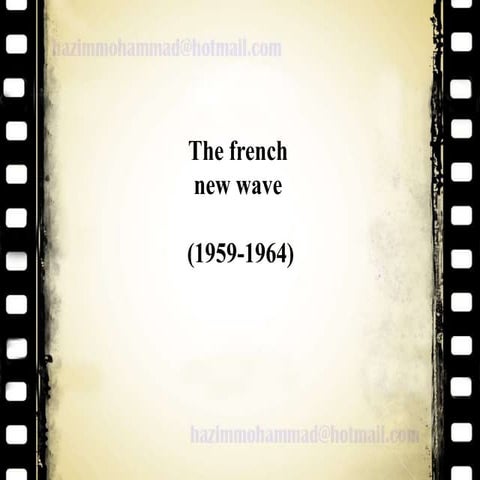 French new wave (1959 64) | PPTX