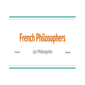 The role of philosophers in french revolution | PPTX