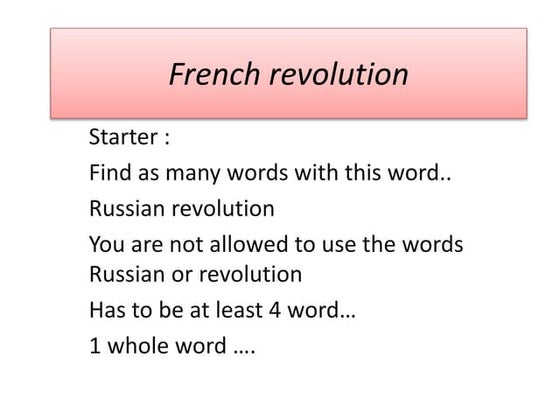 French revolution | PPT