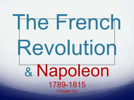 Revolutions and Historiography | PPT