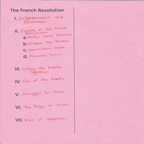 French revolution preview activity | PDF