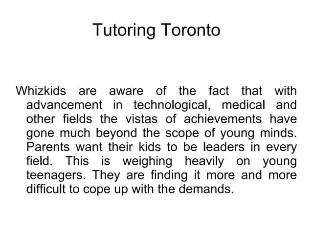 French Tutor Toronto | PPT French Tutor Toronto | PPT