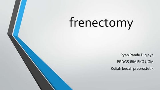 Frenectomy | PPT