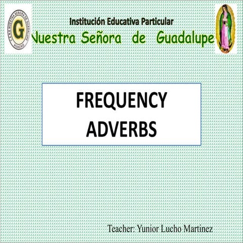 Frequency adverbs | PPTX