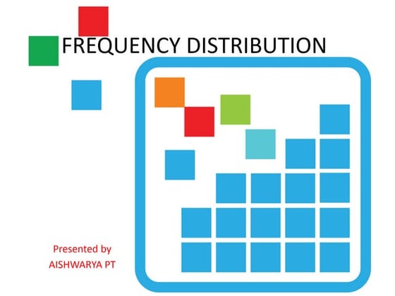 frequency distribution table | PPSX