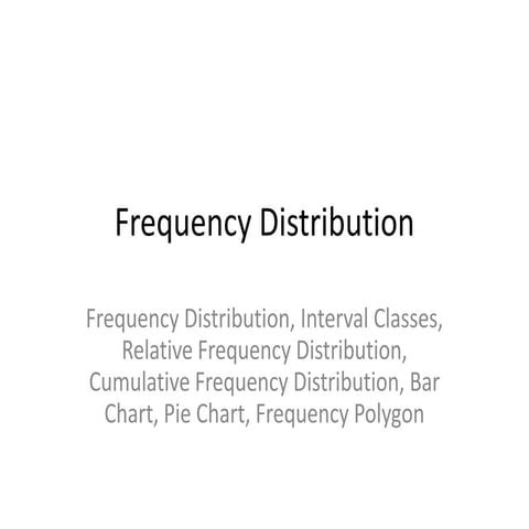 Frequency distribution histogram | PPT