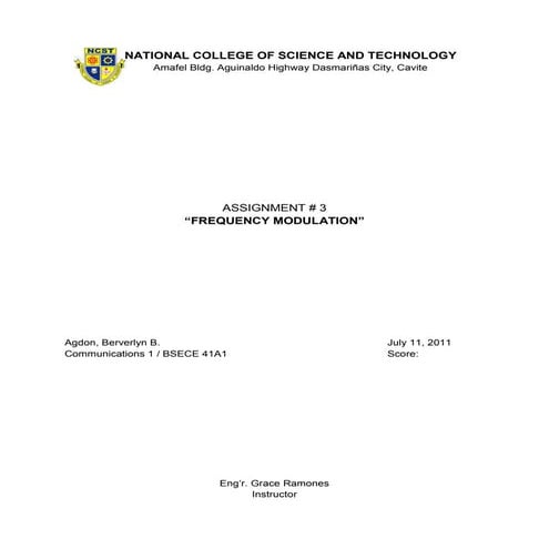 Frequency modulation3 | DOCX