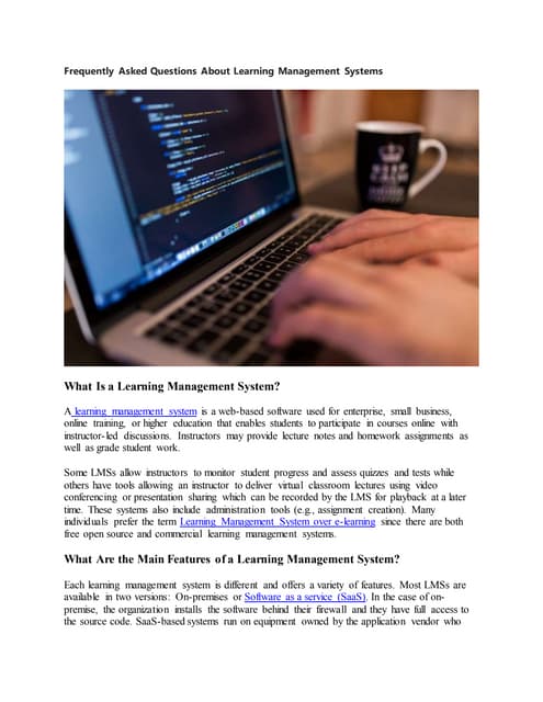 Lms learning management system a game changer | PPTX | Education ...