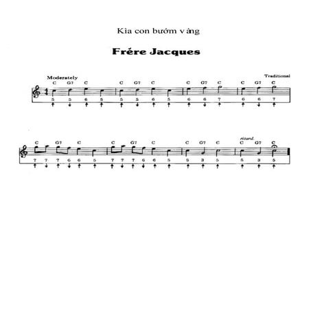 Frere jacques sheet | PDF
