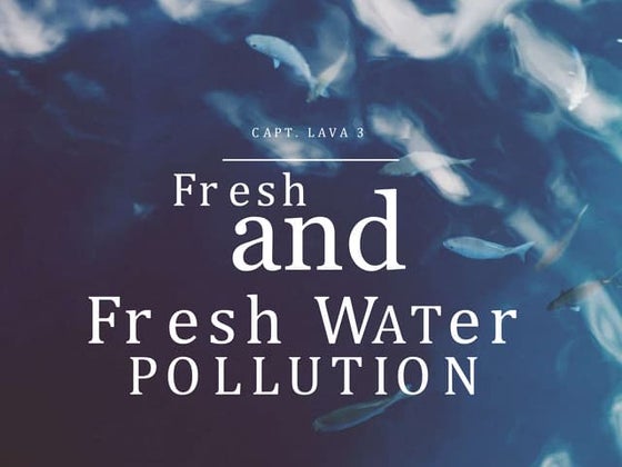 WATER POLLUTION WATER POLLUTIONWATER POLLUT | PPT