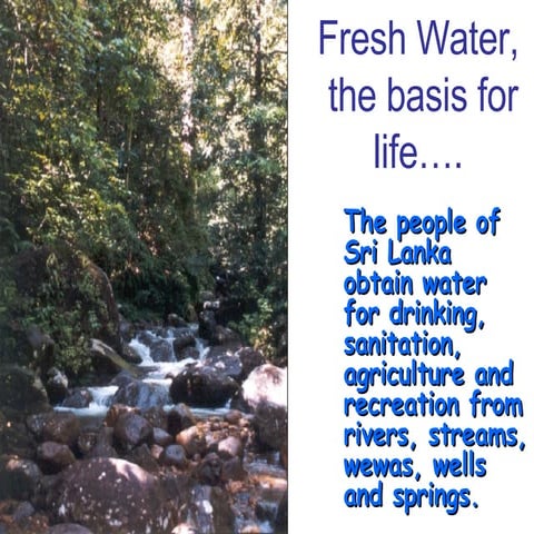 Fresh Water Restotration | PPT