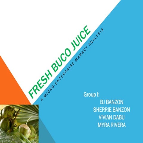 Fresh buco juice | PDF