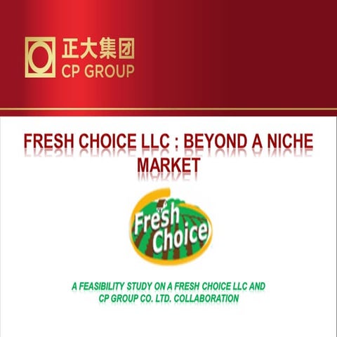 Fresh choice llc feb14 cp | PPT