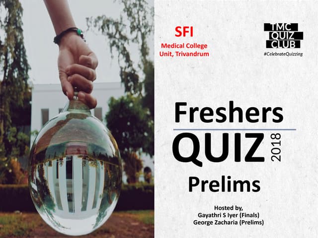 TMC Quiz Challenge Prelims and Final | PDF