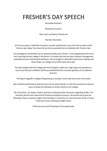 Template Script for Emcees | DOCX