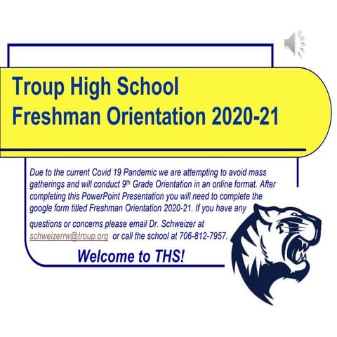 Freshman orientation 2020 21 (2) | PPTX