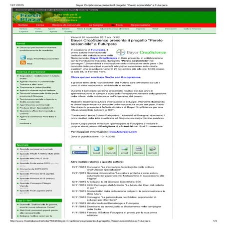 Freshplaza - 10 novembre | PDF