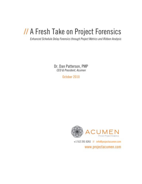 Schedule Analysis Methods - AACE 29R-03 Recommended.pdf | Law