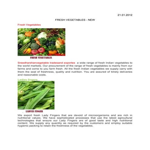 Fresh vegetables new | DOC