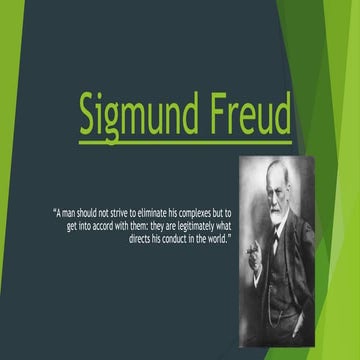 Sigmund Freud | PPTX